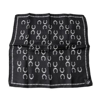 Dolce & Gabbana Seidenes quadratisches Einstecktuch - - Accessories - Herren - Schwarzk - ONE SIZE