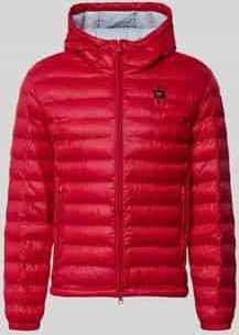 Blauer Steppjacke mit Zweiwege-Rei&szlig;verschluss Modell Charles