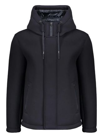 Herno veste zipp&eacute;e &agrave; capuche - Bleu