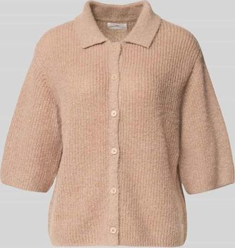 Fynch-Hatton Strickcardigan mit Umlegekragen