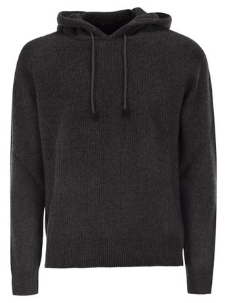 Tagliatore Hunter Maglia A Coste Con Cappuccio