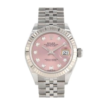 Rolex Rose Pink Face Lady Oyster Perpetual Datejust 28mm