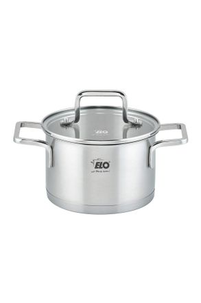 ELO Fleischtopf Topas, Silber, Metall, 1,7 L, rund, backofengeeignet, Kochen, T&ouml;pfe, Fleischt&ouml;pfe
