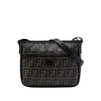 Fendi Sac bandouli&egrave;re en toile Pre-owned - Femme - Pre-owned - Brun - Taille: ONE Size