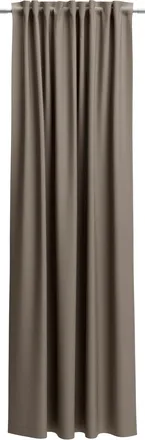 Neutex Verdunkelungsvorhang NEUTEX FOR YOU INSULA, braun (braungrau), Gardinen, 220cm, Multifunktionsband, 140cm, Polyester, Uni-Dimout f&uuml;r starke Verdunklun