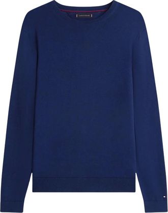 Tommy Hilfiger Homme, Pulls, Bleu, Taille: 2XL Pull Ras du Cou Smart Casual