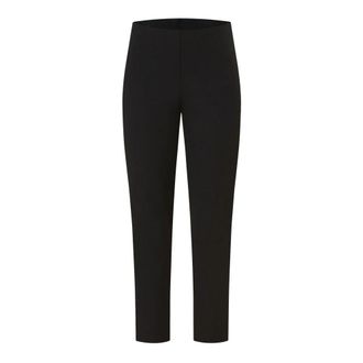 Twinset Schwarze Cigarette-Fit Hose mit Metall-Detail - - Trousers - Damen - Schwarzk - S