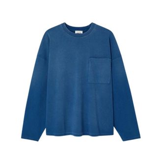 American Vintage Aroma Mafo02E Vintage Spray Ocean - - Tops - Herren - Blau - M/L