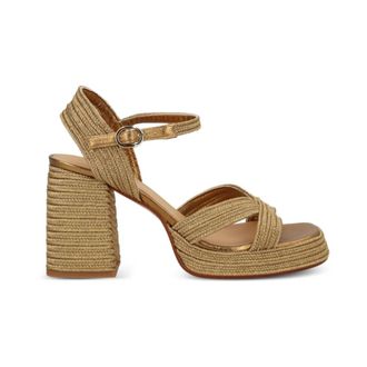 Castaner Femme, Chaussures, Jaune, Taille: 39 EU Sandales &agrave; talons hauts