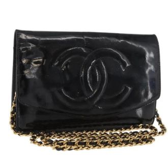 Chanel Sac bandouli&egrave;re en cuir pr&eacute;-poss&eacute;d&eacute; - Femme - Pre-owned - Noir - Taille: ONE Size