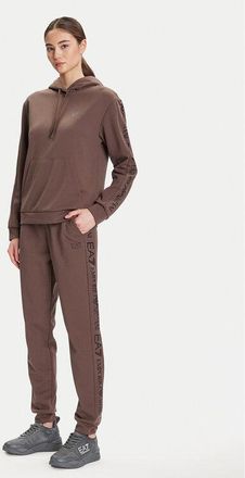 Emporio Armani Jogginganzug 7W000789 AF18880 U6063 Braun Regular Fit