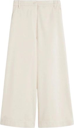 Max Mara Femme, Pantalons, Beige, Taille: 34 FR Wide Pantalons