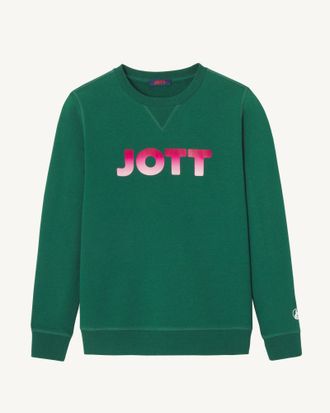 Jott Sweat en coton biologique Vert fonc&eacute; Elvas - Taille XS