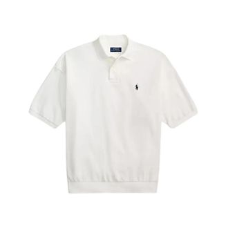 Polo Ralph Lauren Geripptes Poloshirt - - Tops - Herren - Wei&szlig; - S