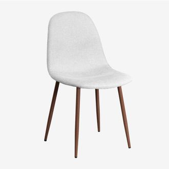 Sklum Sklum - 4er Set Esszimmerst&uuml;hle Glamm Dunkles Holz