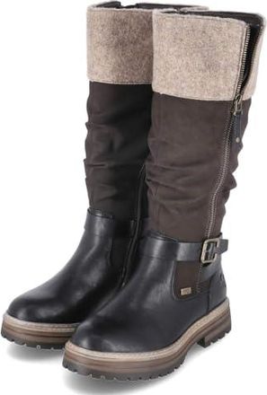 Rieker Bottines montantes pour femme Noir Taille 39 EU, Noir, 39 EU