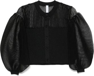 CFCL cardigan Fluted Lucent - Noir