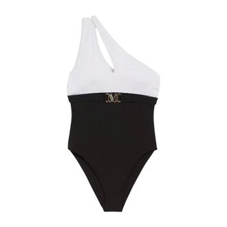 Max Mara Femme, Maillots de bain, Noir, Taille: 38 FR Maillot de bain une &eacute;paule Carlotta