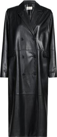 Saison 1865 Manteau long Washy en cuir dagneau