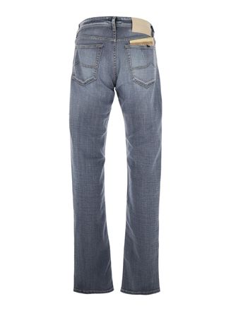 Jacob Cohen Mens Jeans Bard Faded Grey Denim Cotton