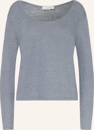 American Vintage American Vintage Longsleeve Dualy Aus Leinen grau