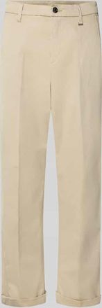 M.A.C Straight Fit Chino aus Baumwoll-Mix
