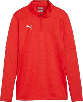 Puma Herren TeamFinal Quarter Zip Trainingsoberteil (Rot)