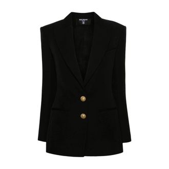Balmain Schwarze SK Jacke f&uuml;r M&auml;nner - - Jackets - Damen - Schwarzk - 2XS
