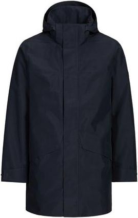 Aigle Wasserdichter Kapuzenparka in Blau