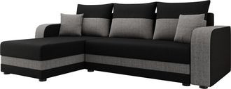 Mirjan24 Ecksofa Nolatio, Eckcouch, L-Form Couch f&uuml;r Wohnzimmer, Sofa mit Bettkasten und Schlaffunktion, Ottomane Universal, 3 Sitzer Polsterecke mit Bettfunkt