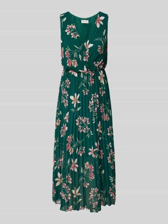 Apricot Midikleid in Wickel-Optik