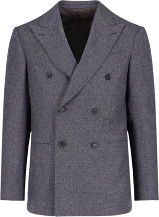 Caruso Double-Breasted Blazer