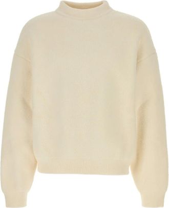 Jacquemus Homme, Pulls, Blanc, Taille: XL Maglione