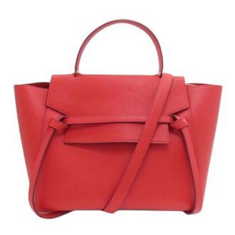 Celine Sac &agrave; main vintage Pre-owned - Femme - Pre-owned - Rouge - Taille: ONE Size