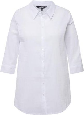 Ulla Popken Chemisier à Bulles Blouses, Blanche-Neige, 48-50 Femme