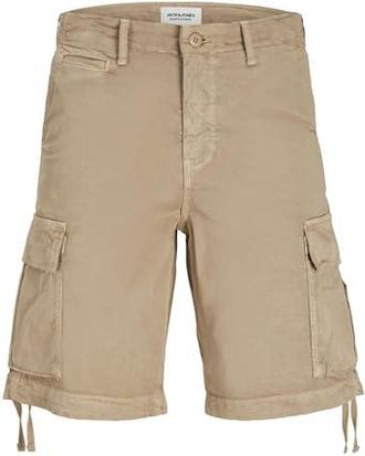 Jack & Jones Jpstcole Jjtucker Cargo Short Sn, Dune/Détails : Solide, S Homme