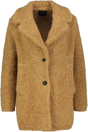 Marc Cain Damen Kurzmantel mit Alpaka BOUCLE