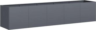 vidaXL Vidaxl - Jardini&egrave;re anthracite 200x40x40 cm acier lamin&eacute; &agrave; froid