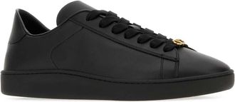Valentino Garavani Mens Black Leather Royco Sneakers Nerogreenbriarner0