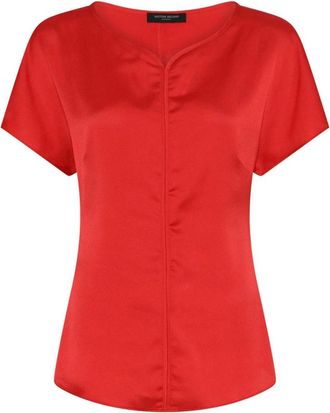 Bruuns Bazaar Femme, Blouses et Chemises, Rouge, Taille: 46 FR AcaraBBZazia Blouse