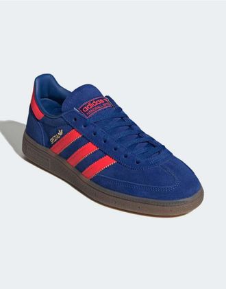 adidas Originals Handball Spezial - Schuhe in Marineblau und Rot