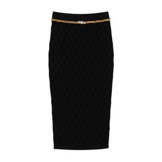 Elisabetta Franchi Femme, Jupes, Noir, Taille: 36 FR Elisabetta Franchi Skirts