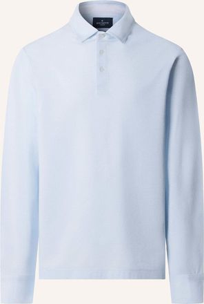 Hackett Poloshirt Oxford Pique Polo Ls blau
