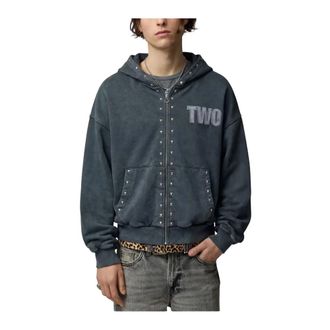TwoJeys Studded Zipper - Homme - Sweatshirts et sweats &agrave; capuche - Noir - Taille: M
