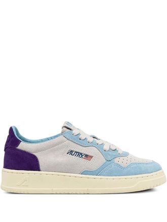 Autry Medalist Low Wildleder WMNS Patridge/Muave Sneakers - Blau