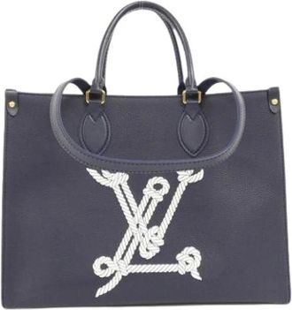 Louis Vuitton unisex, Pre-owned, Bleu, Taille: ONE Size Pre-owned Cuir sacs-louis-vuitton