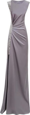Gemy Maalouf beaded maxi dress - Grau
