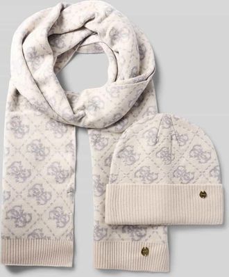 Guess Beanie und Schal im Set mit Viskose-Anteil