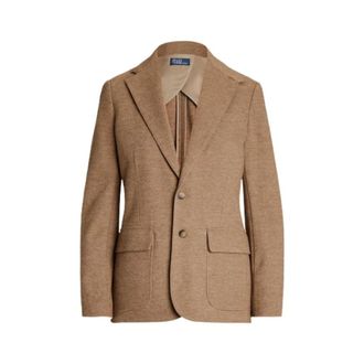 Polo Ralph Lauren Woll- und Baumwoll-Chevron-Blazer - - Jackets - Damen - Braun - 2XS