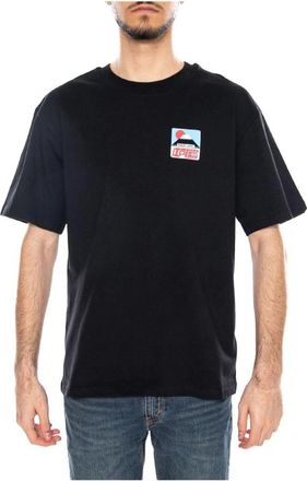 Edwin Homme, Tops, Noir, Taille: L Sunset on Fuji San TS SS